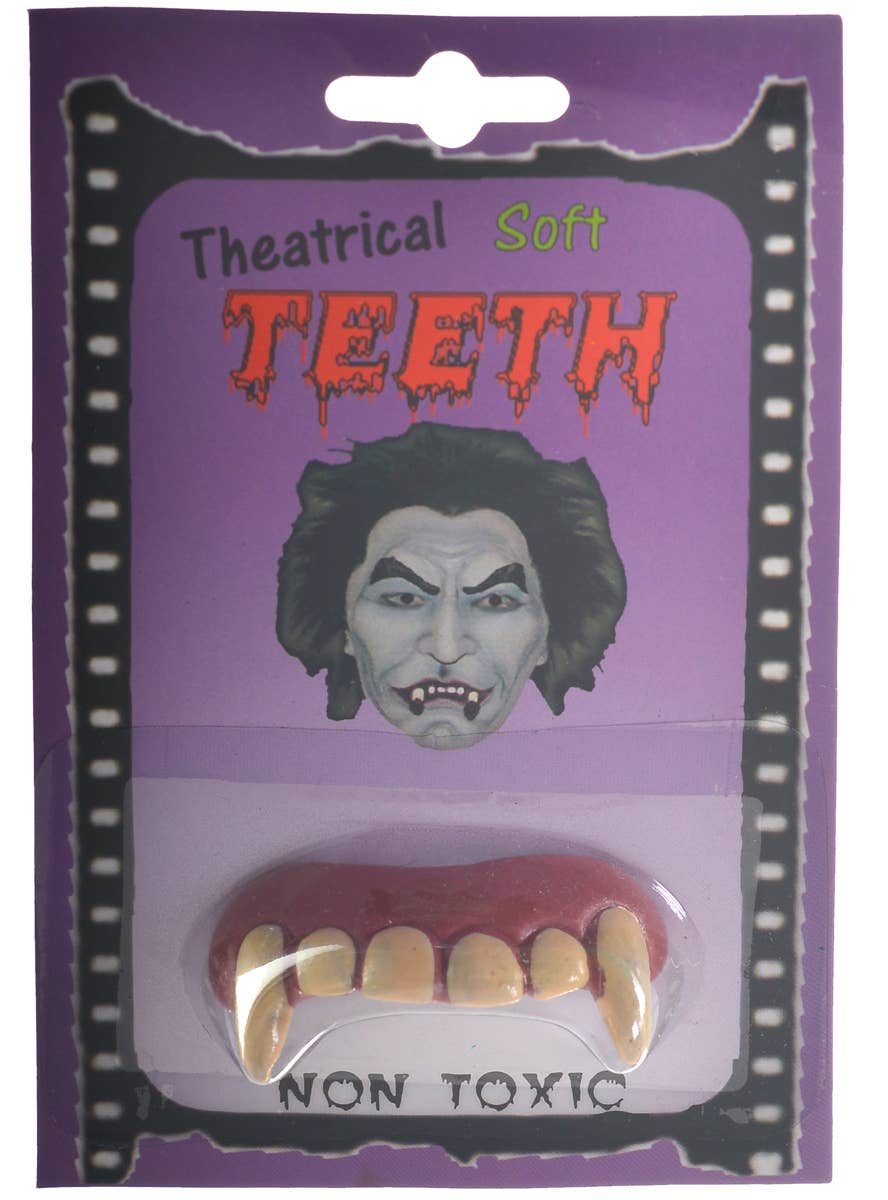 Rubber Fake Vampire Fangs Costume Accessory