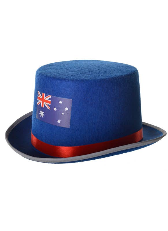 Australian Flag Blue Feltex Top Hat | Australia Day Costume Hat