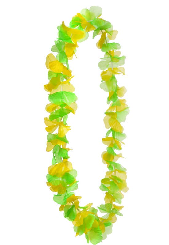 Green and Yellow Australia Day Lei | Australia Day Merchandise