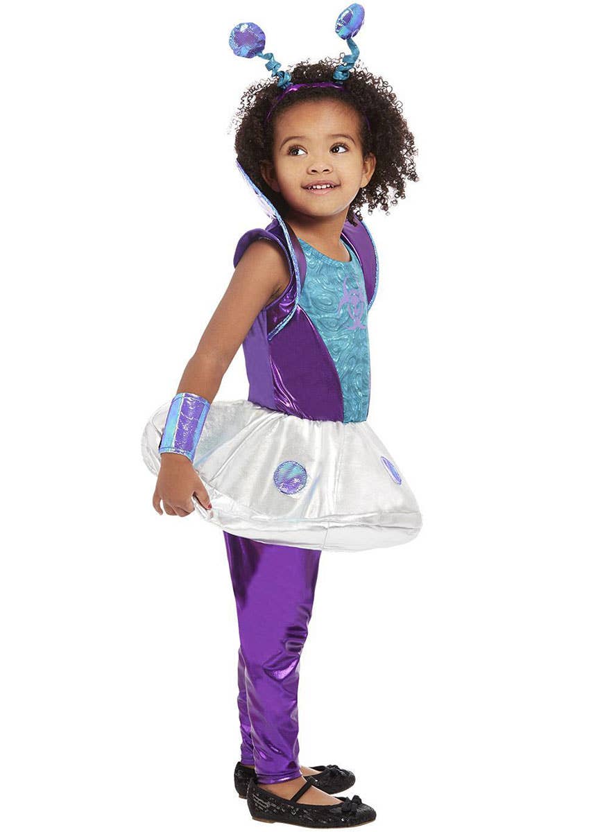 Toddler Girls Little Space Alien Costume