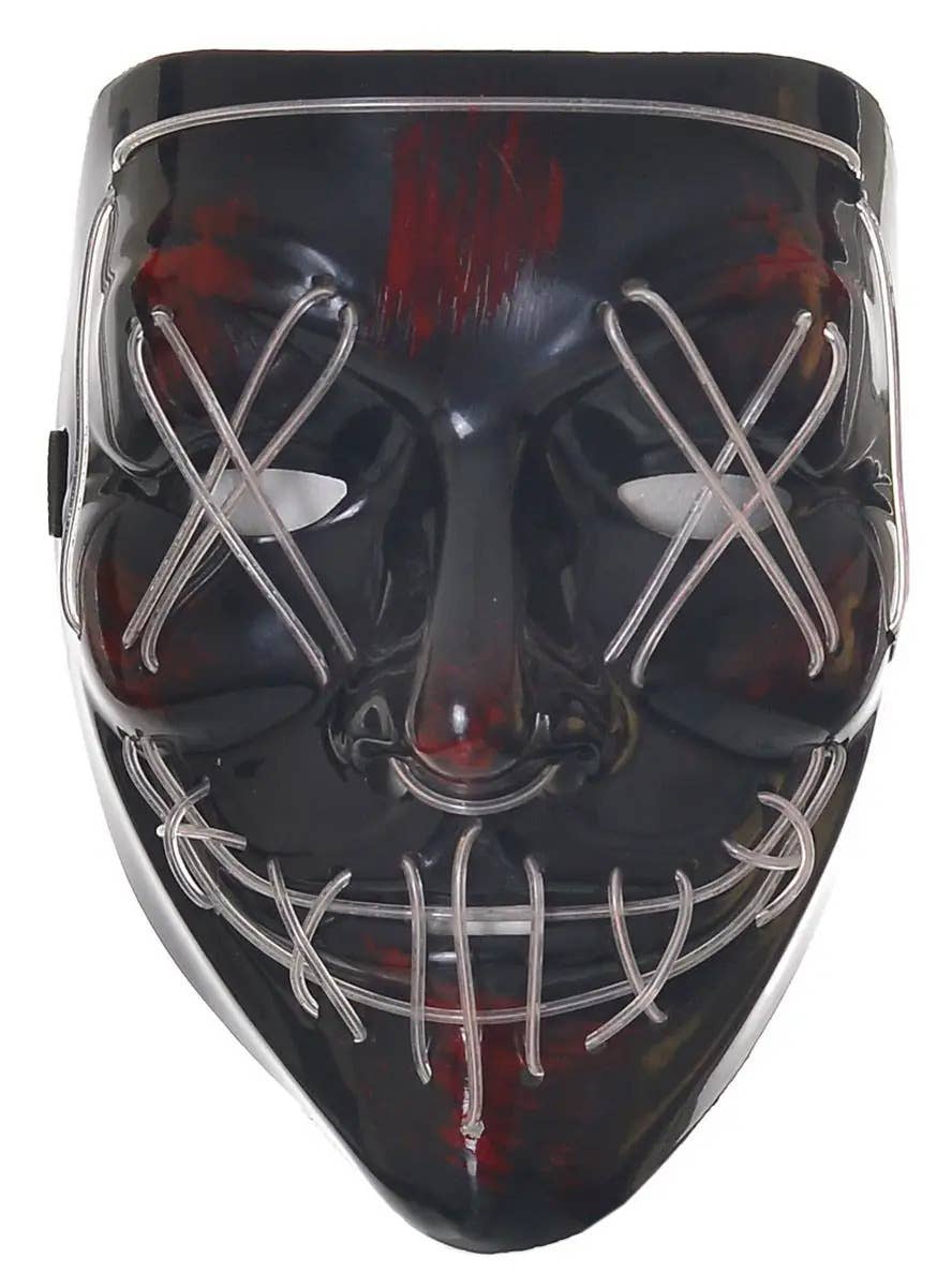 White Purge Costume Mask - Adults