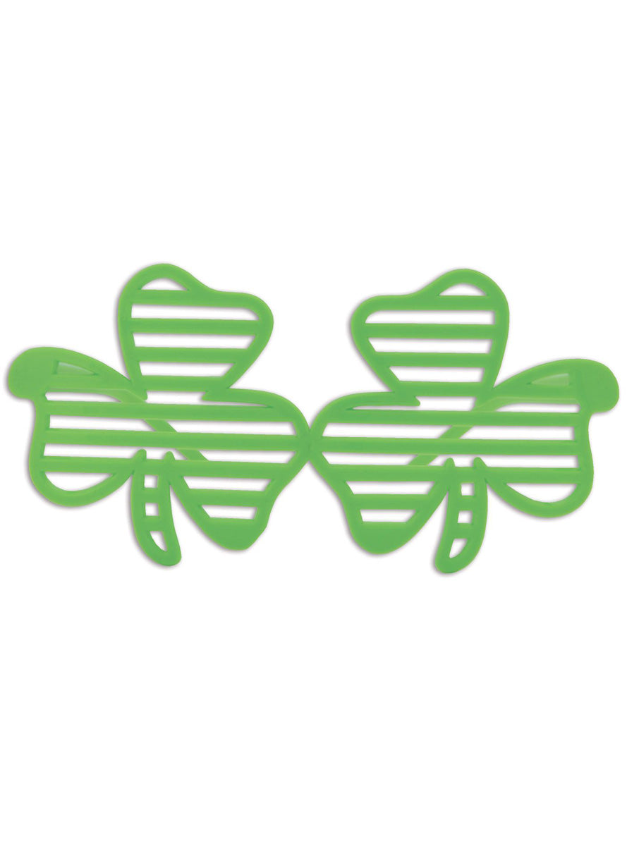 Green Shamrock Shutter Shades | St Patricks Day Accessory