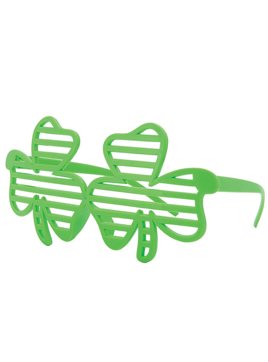 Green Shamrock Shutter Shades | St Patricks Day Accessory