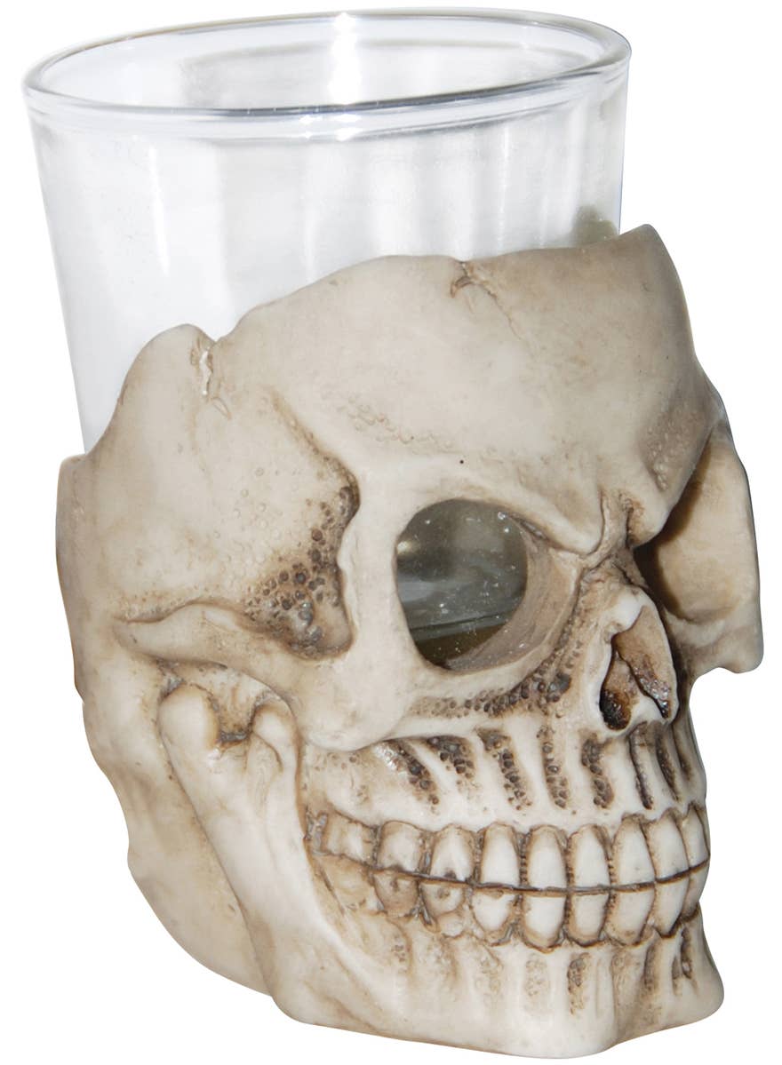 Small Skull Head Shot Glass Prop | Halloween Partyware Decorations