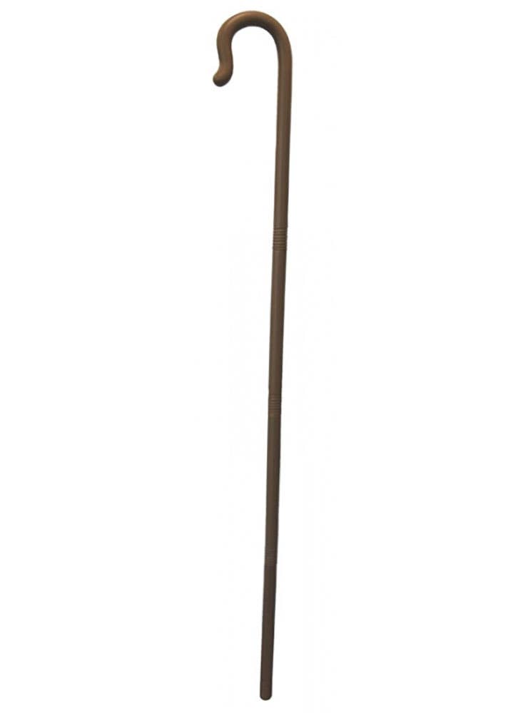 Adjustable Brown Plastic Shepherd Crook | Shepherd Costume Accessory