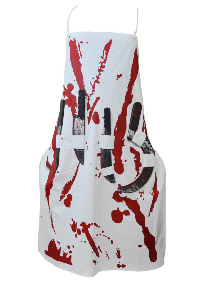 Halloween Blood Spattered Apron Costume Kit | Apron with Tools Set