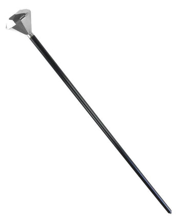 Diamond topped Pimp Cane In Silver