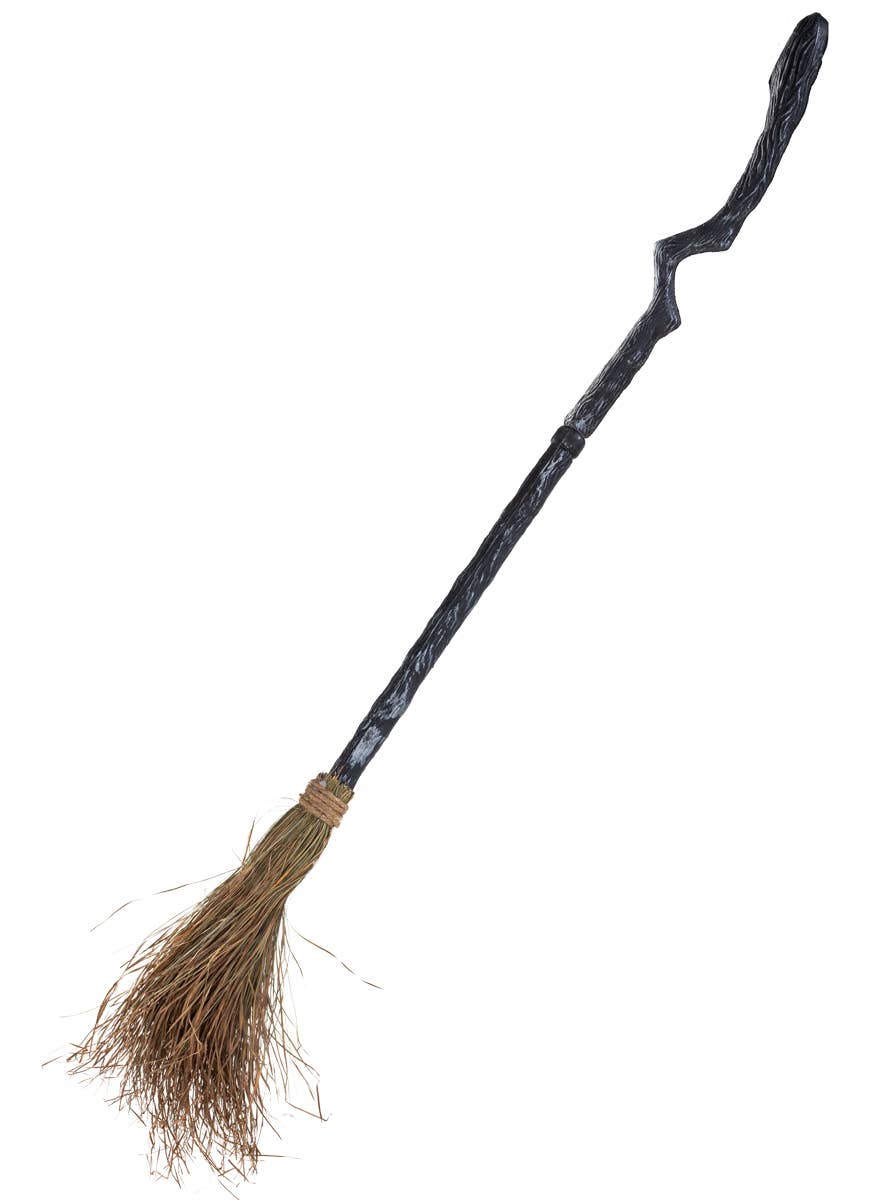 Classic Bushy Brown Broomstick | Witch Broom Costume Accessory