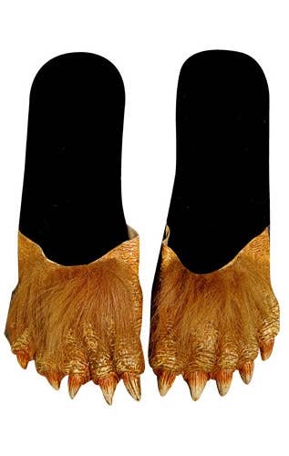 Hairy Werewolf Costume Shoes | Halloween Werewolf Costume Accessory