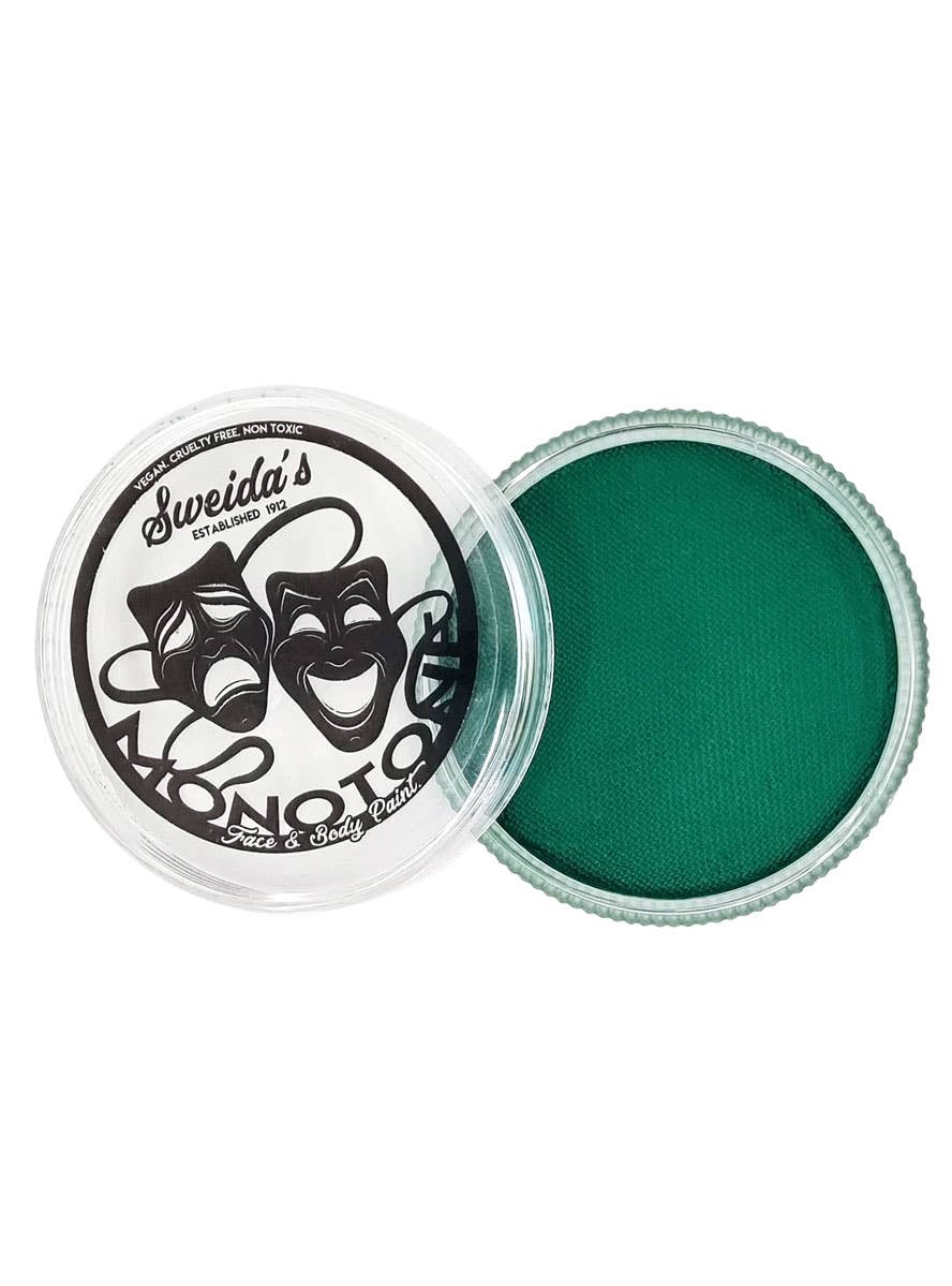 Forest Green Monotone Greasepaint Makeup | Face and Body Paint Makeup