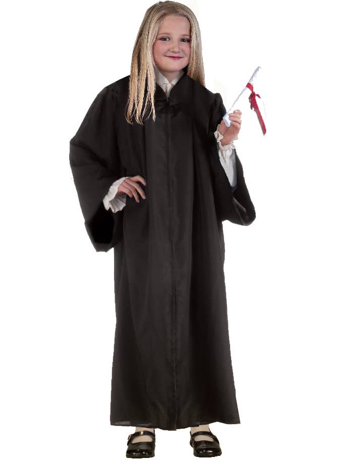 Kids Black Graduation Robe Costume | Classic Graduation Robe for Kids