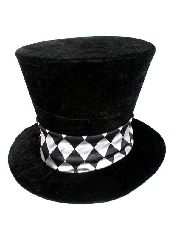 Dark Mad Hatter Costume Hat Black Mad Hatter Deluxe Costume Hat