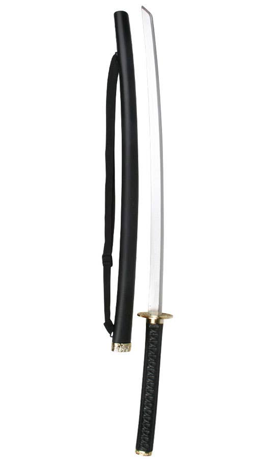 Black Ninja Costume Sword | Black Ninja Sword and Sheath Set