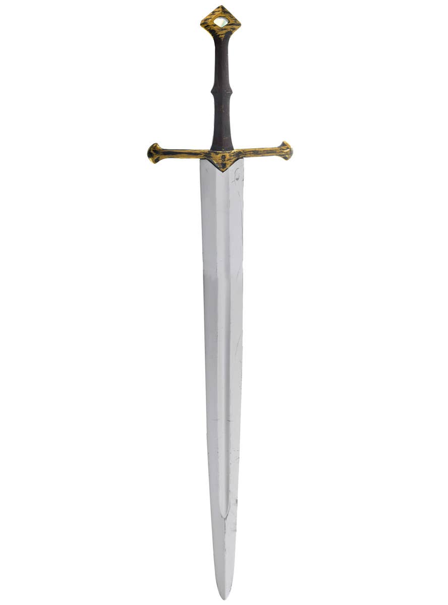 Long Silver Medieval Broadsword | Large Knight Sword Costume Weapon