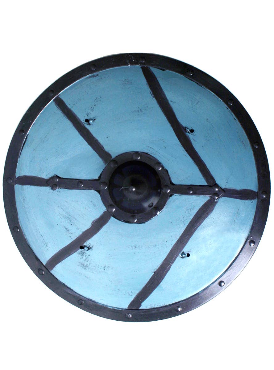 Black and Blue Viking Shield | Medieval Viking Costume Shield