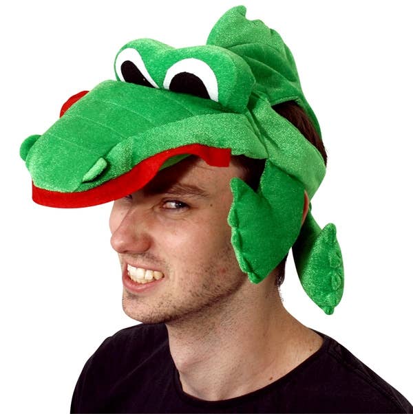 Novelty Crocodile Hat | Hilarious Crocodile Fancy Dress Costume Hat
