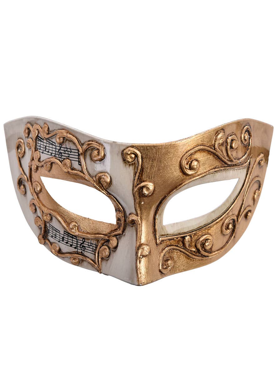 Womens Pink and Purple Masquerade Mask | Music Notes Masquerade Mask