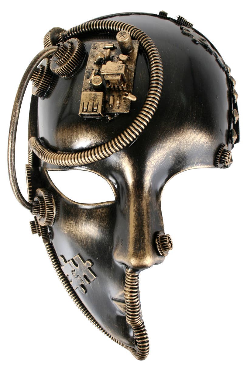 Bronze Steampunk Costume Mask | Steam Punk Adults Masquerade Mask