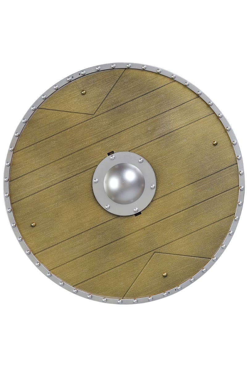 Knight Medieval Round Shield Prop | Halloween Shield In Bronze and Silver