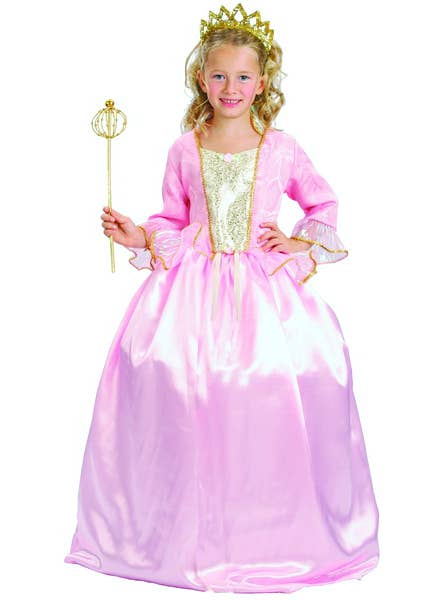Deluxe Pink Princess Girls Costume | Girls Princess Book Week Costume