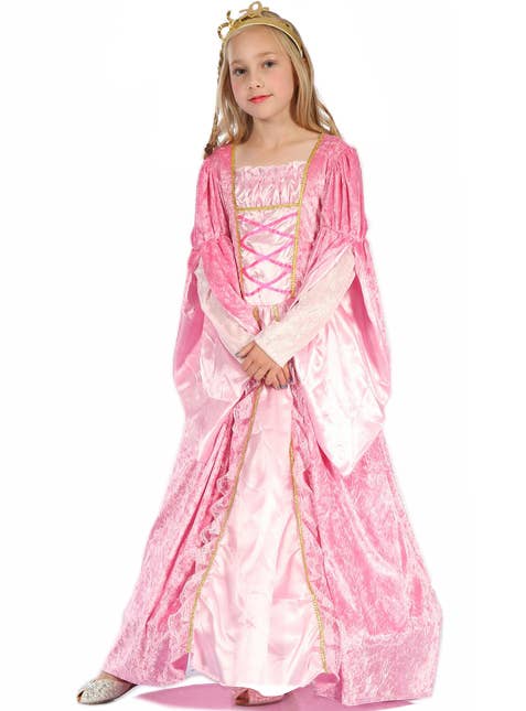 Renaissance Girls Pink Princess Costume | Medieval Costumes Australia