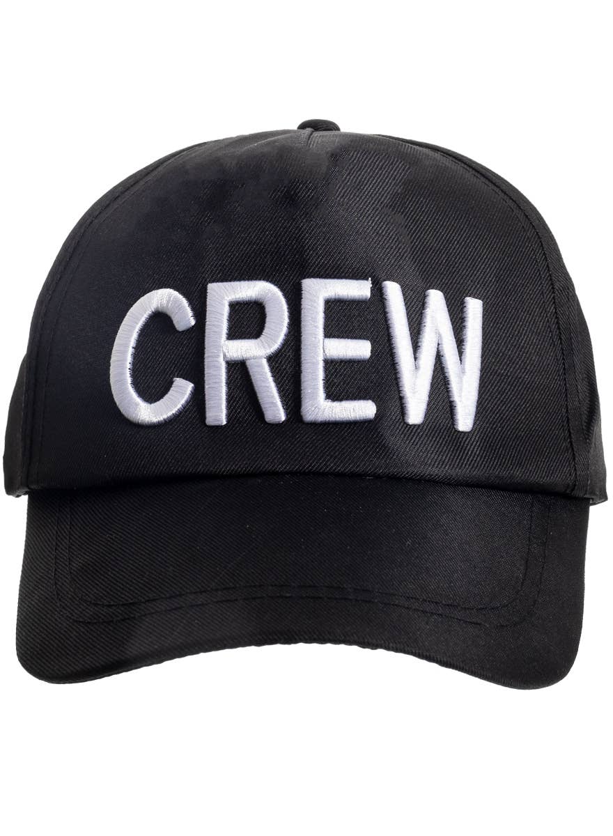 Black and White Crew Baseball Cap | Crew Costume Hat for Adults