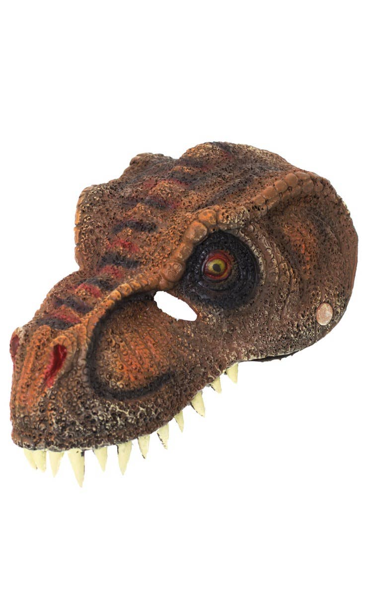 Brown Dinosaur Costume Mask | Tyrannosaurus Rex Foam Latex Mask