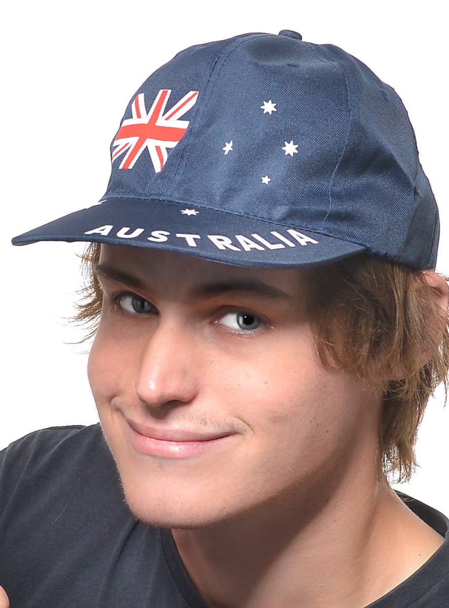 Aussie Flag Adults Baseball Cap | Australia Day Costume Hat