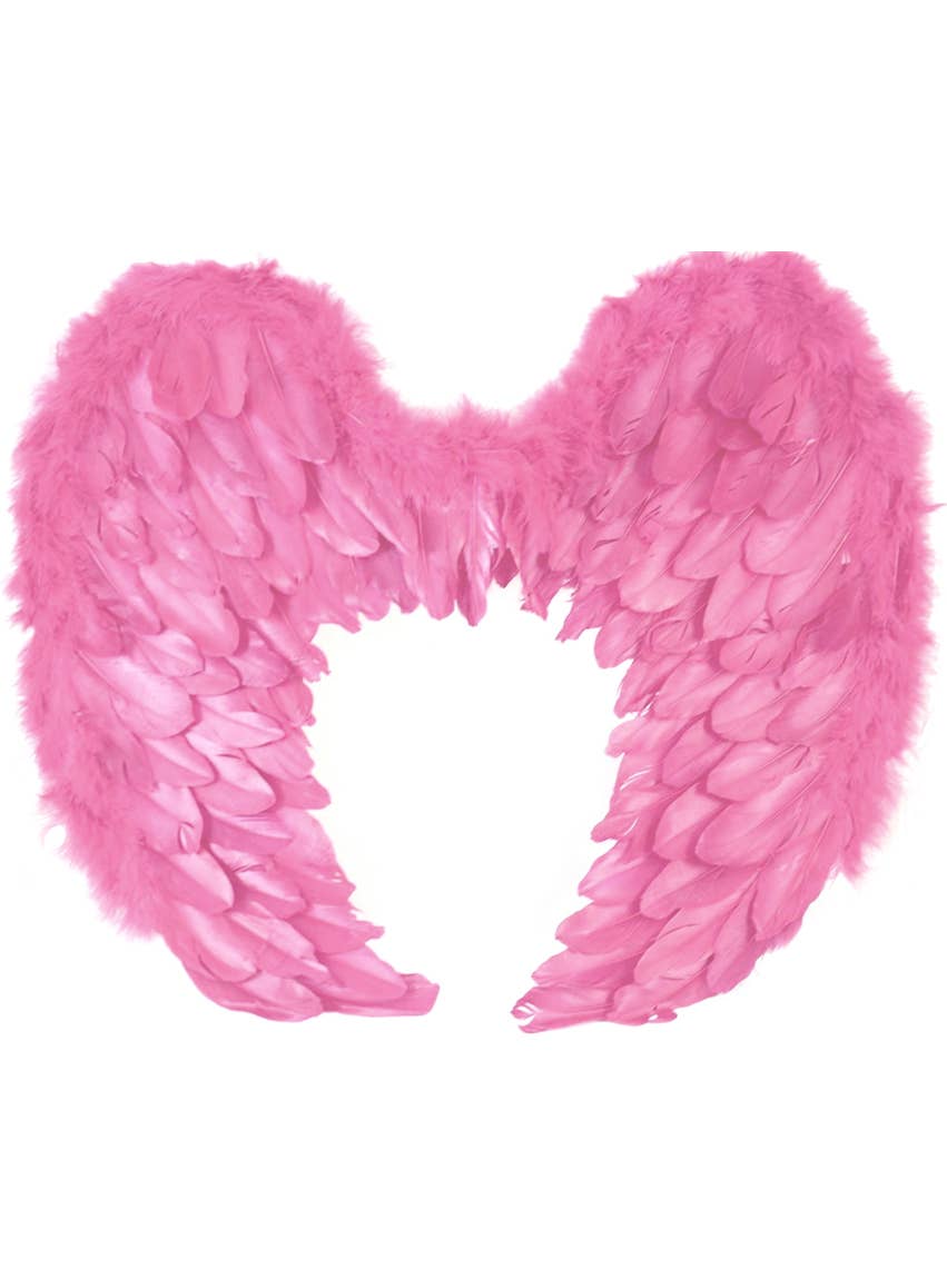 Pink Feather Wings | Light Pink Angel Wings Costume Accessory
