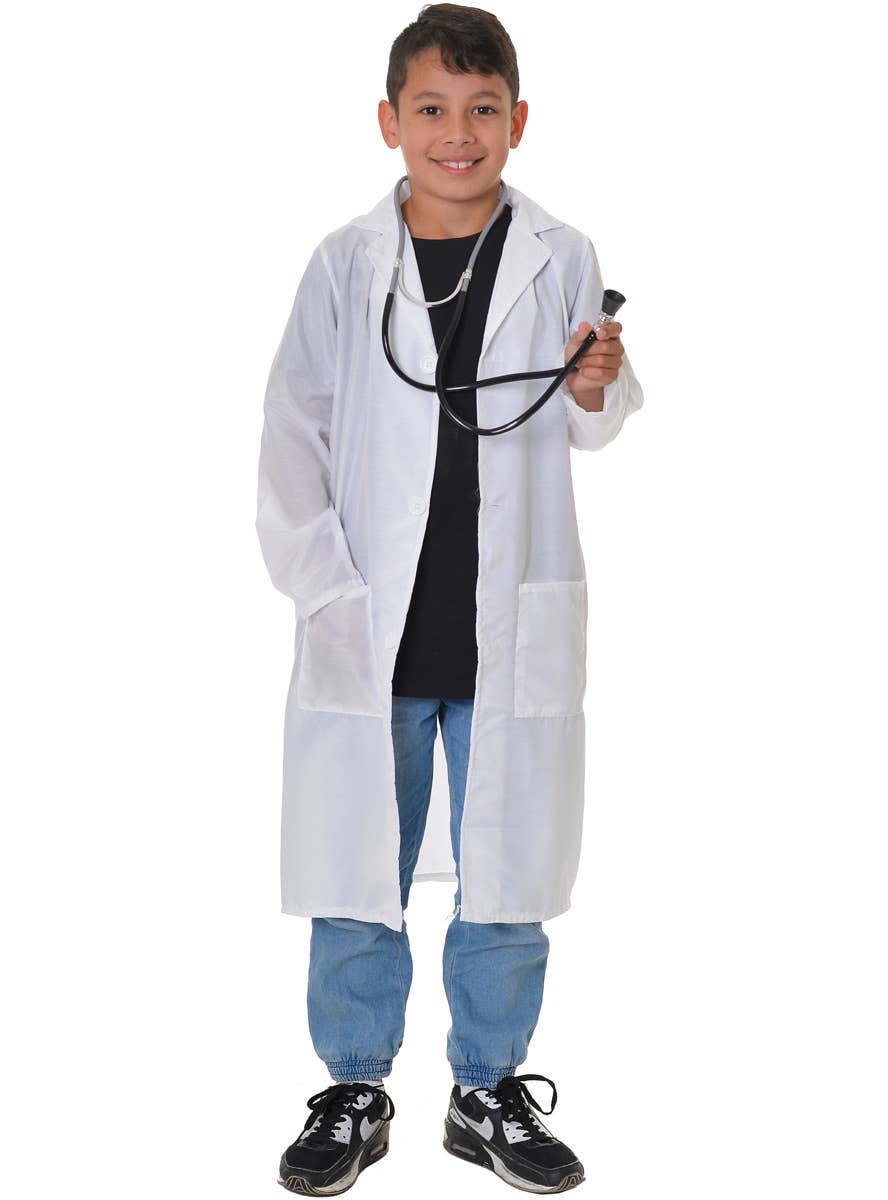Kids White Doctor Dress Up Costume | White Lab Coat Costume for Kids