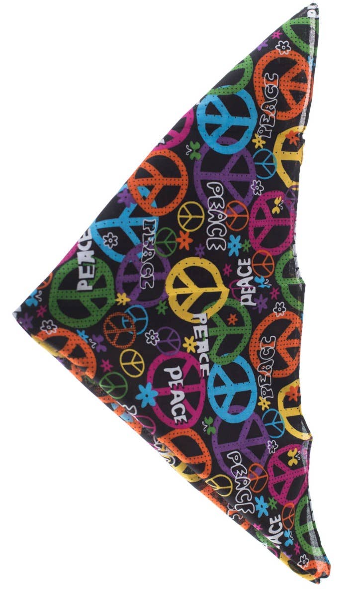 70s Colourful Hippie Bandanna | Hippie Bandanna Costume Accessory