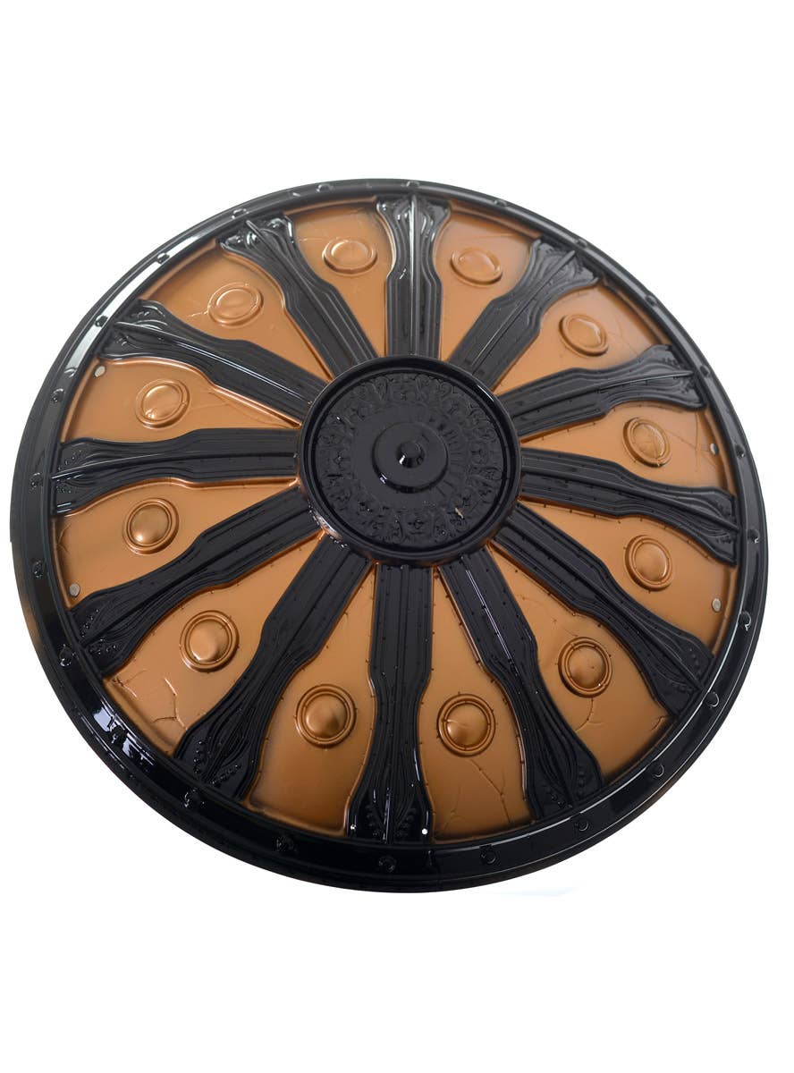 Roman Bronze and Black Costume Shield | Gladiator Costume Shield