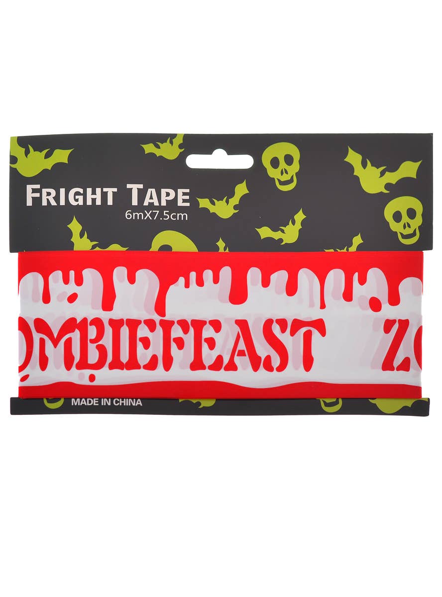 Blood Drip Zombie House Tape | Halloween House Decoration