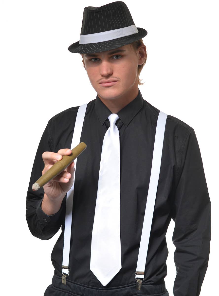 Gangster Costume Accessory Kit | Mens 1920s Gangster Accessory Set