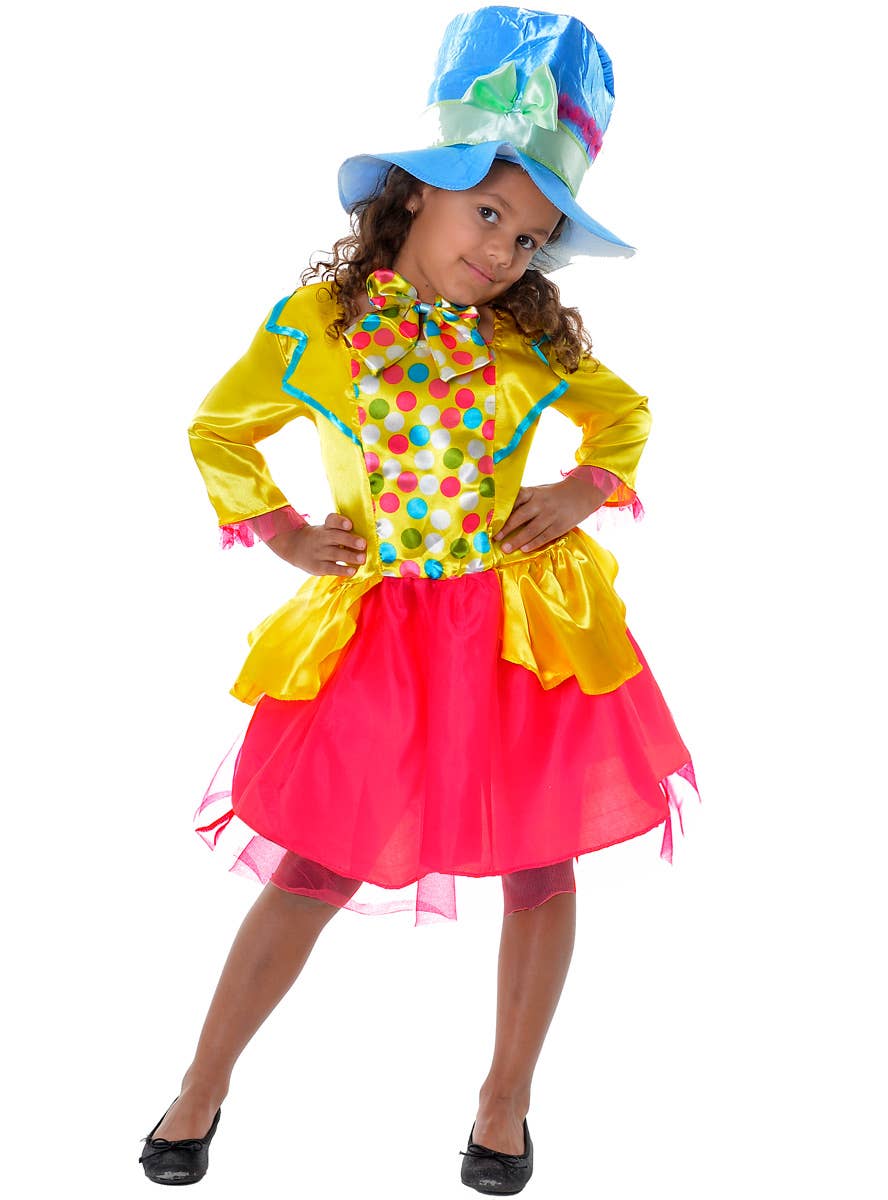 Girls Mad Hatter Book Week Costume | Kids Alice in Wonderland Costumes