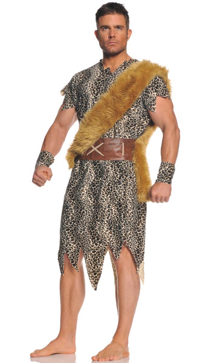 Mens Cave Dweller Costume | Caveman Mens Fancy Dress Costume