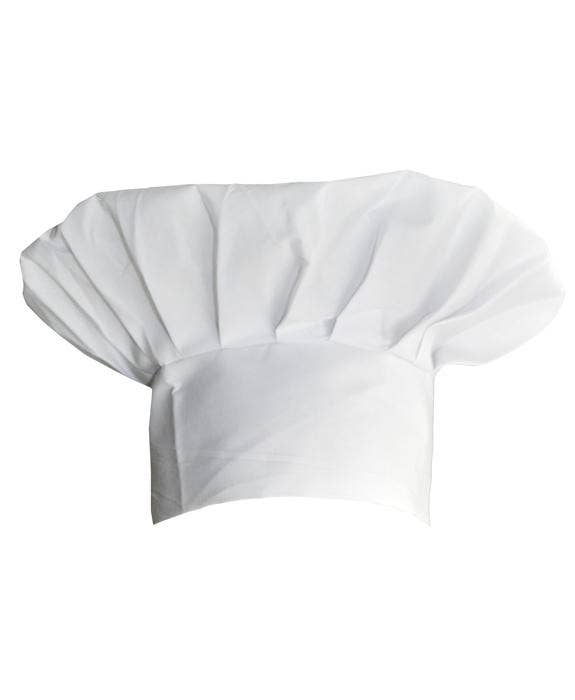 White Chef Costume Hat | Chef Costume Accessory Hat