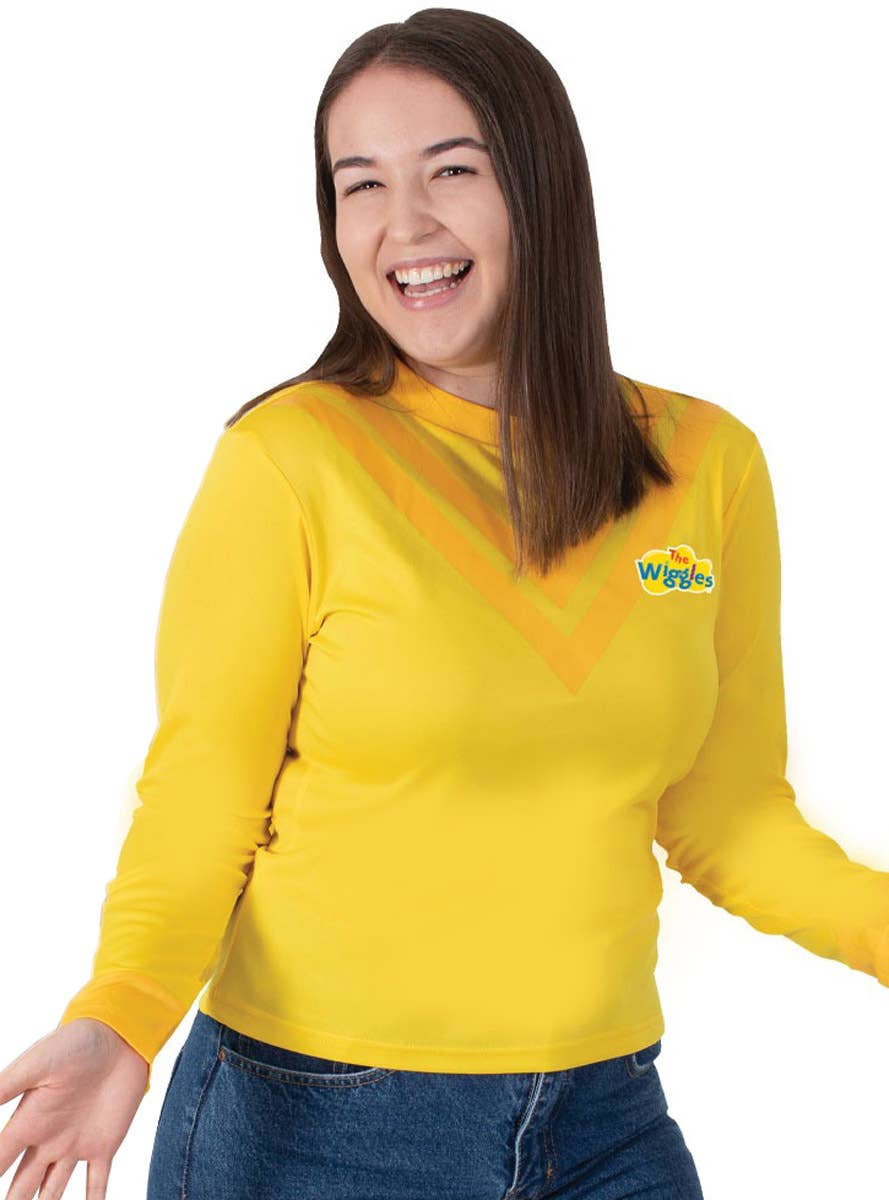 Womens Licensed Yellow Shirt Wiggles Costume
