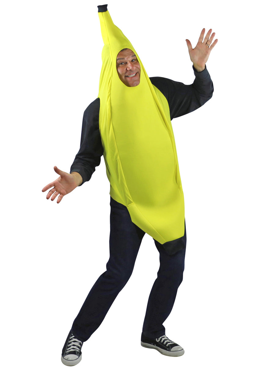 Adults Yellow Banana Fruit Costume | Adults Food Costume